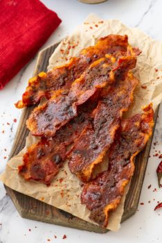Sweet & Spicy Brown Sugar Bacon (Candied Bacon) Recipe - The Cookie Rookie®
