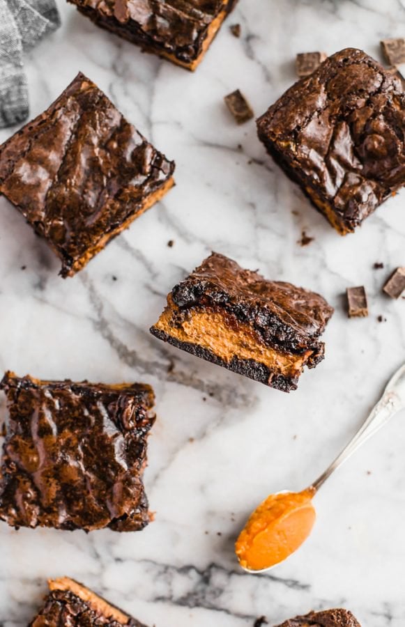 Pumpkin Brownies - Super Easy Fall Dessert Recipe