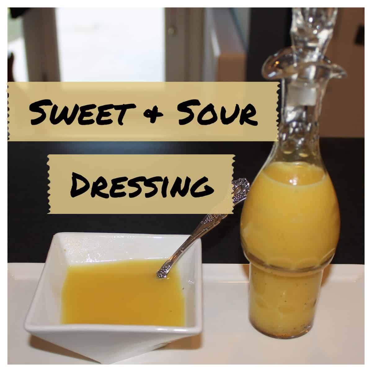 perfect sweet and sour dressing - The Cookie Rookie