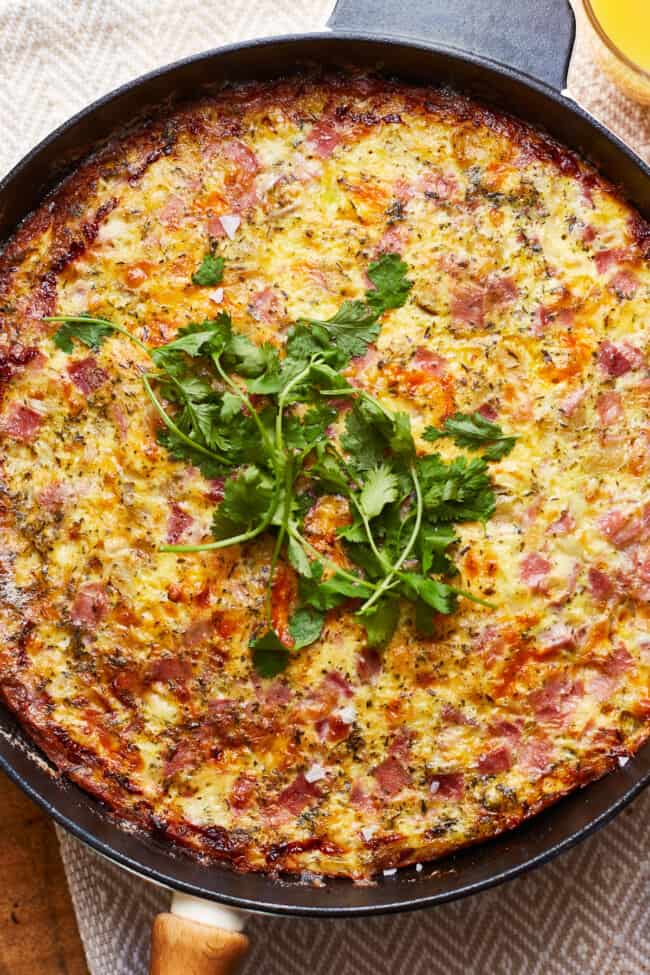 Apple, Ham, and Cheese Frittata Recipe - The Cookie Rookie®