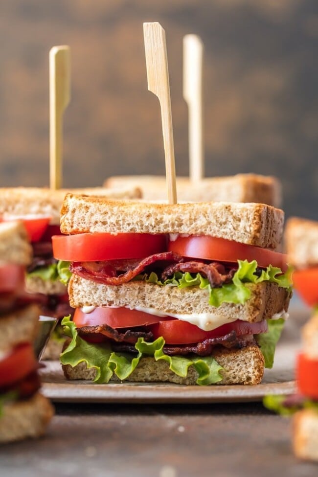 BLT Sandwich Sliders Recipe- The Cookie Rookie®