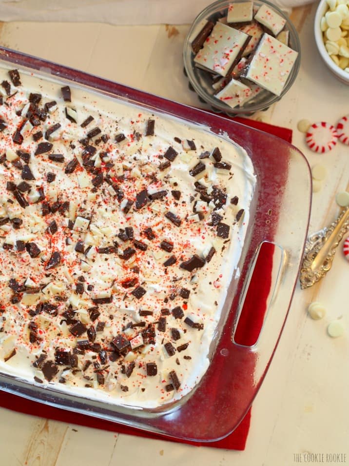 Peppermint Ice Cream Brownie Bars | The Cookie Rookie Peppermint Ice Cream Brownie Bars | The Cookie Rookie