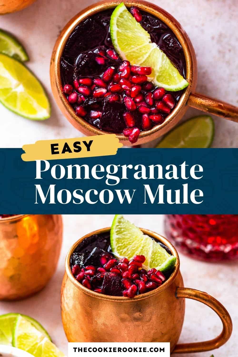 Pomegranate Moscow Mule Recipe - The Cookie Rookie®
