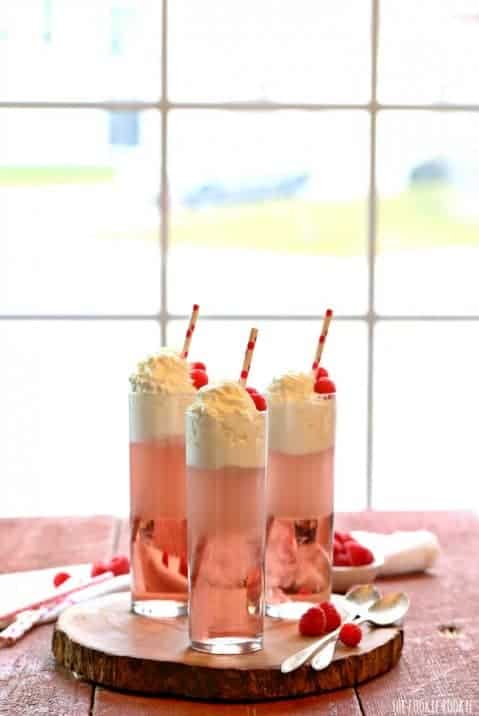 Raspberry Italian Cream Soda (Alcoholic Version) - The Cookie Rookie®