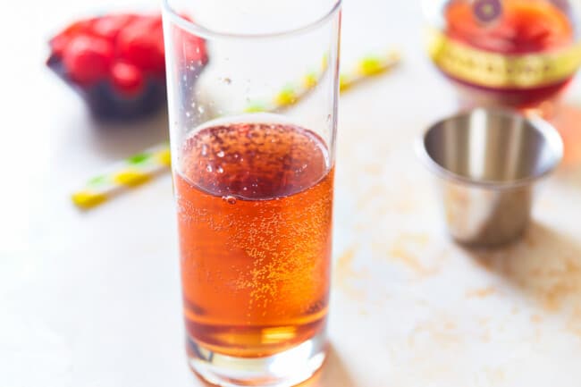 Raspberry Italian Cream Soda (Boozy) Recipe - The Cookie Rookie®