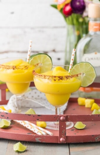 Spicy Mango Margaritas Recipe - The Cookie Rookie®