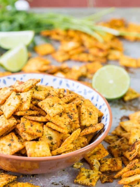 Mexican Spice Cheese Crackers Recipe - The Cookie Rookie®