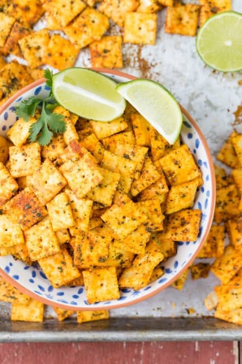 Mexican Spice Cheese Crackers Recipe - The Cookie Rookie®