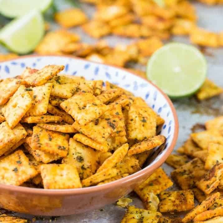 Mexican Spice Cheese Crackers Recipe - The Cookie Rookie®