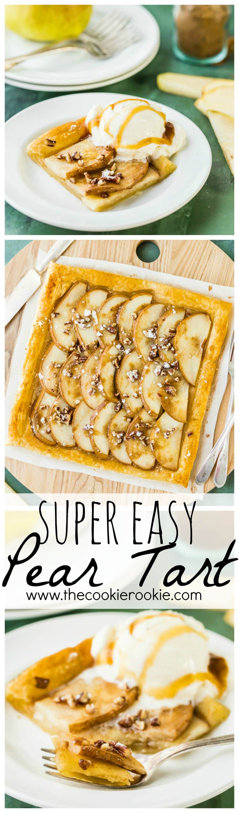 Pear Tart Recipe The Cookie Rookie®