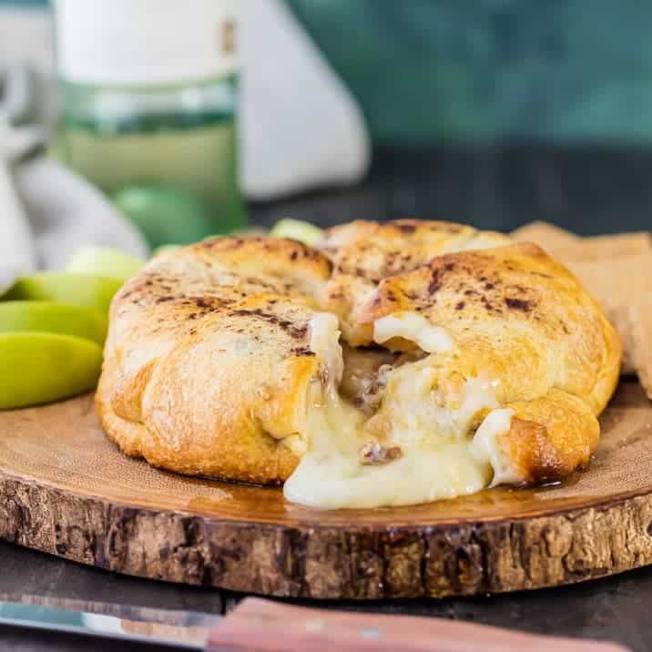 Apple Pie Baked Brie Appetizer Recipe - The Cookie Rookie®
