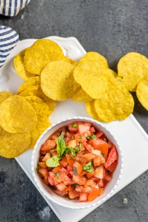 Italian Salsa (Only 5 Ingredients) Recipe - The Cookie Rookie®