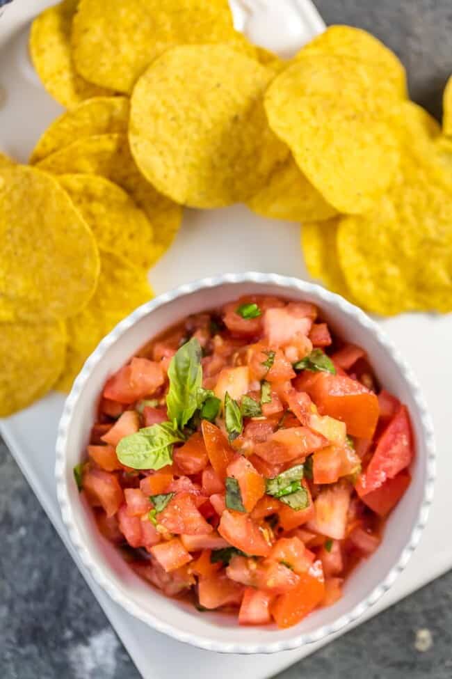 Italian Salsa (Only 5 Ingredients) Recipe - The Cookie Rookie®
