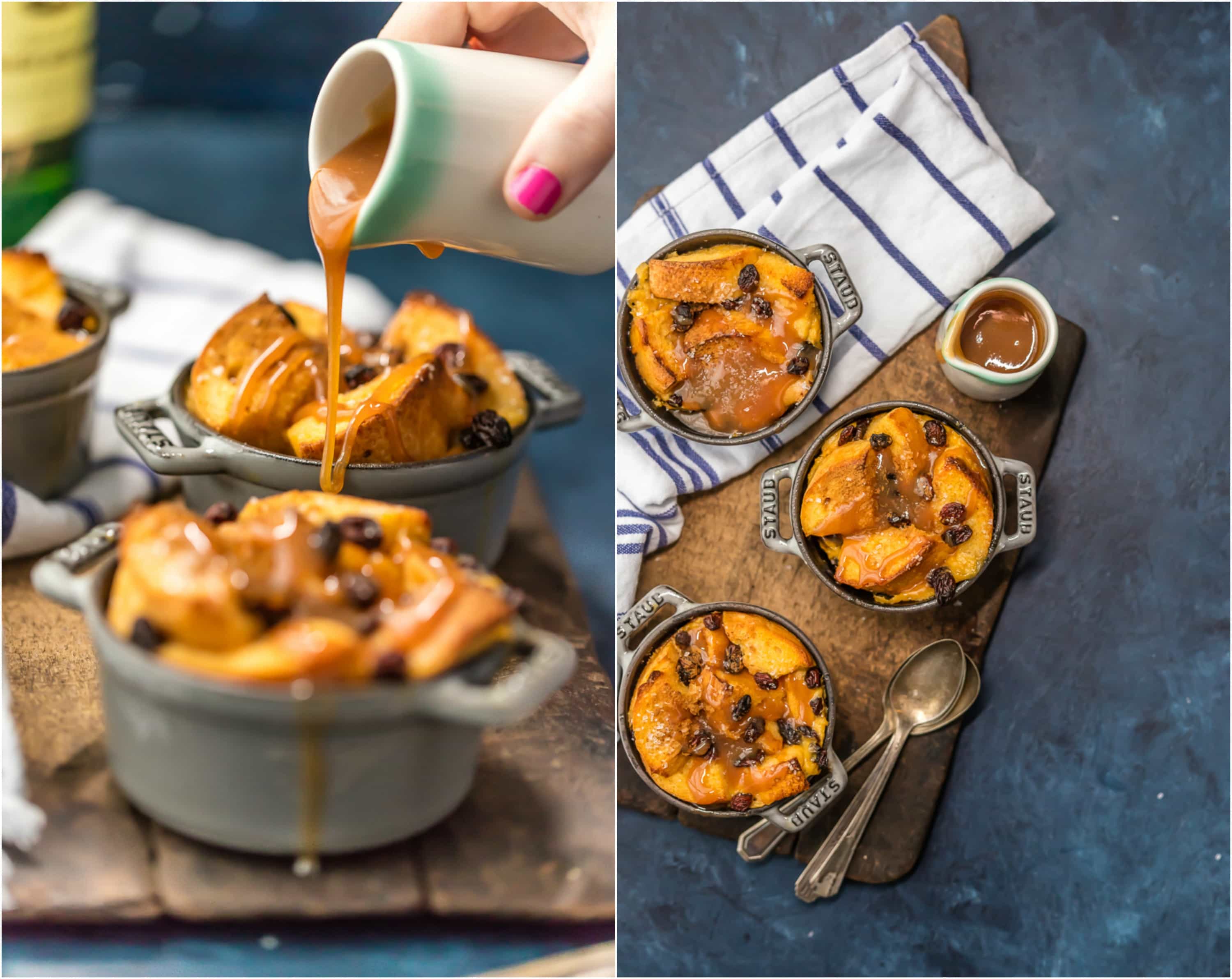 Irish Bread Pudding with Whiskey Caramel Sauce - The Cookie Rookie®