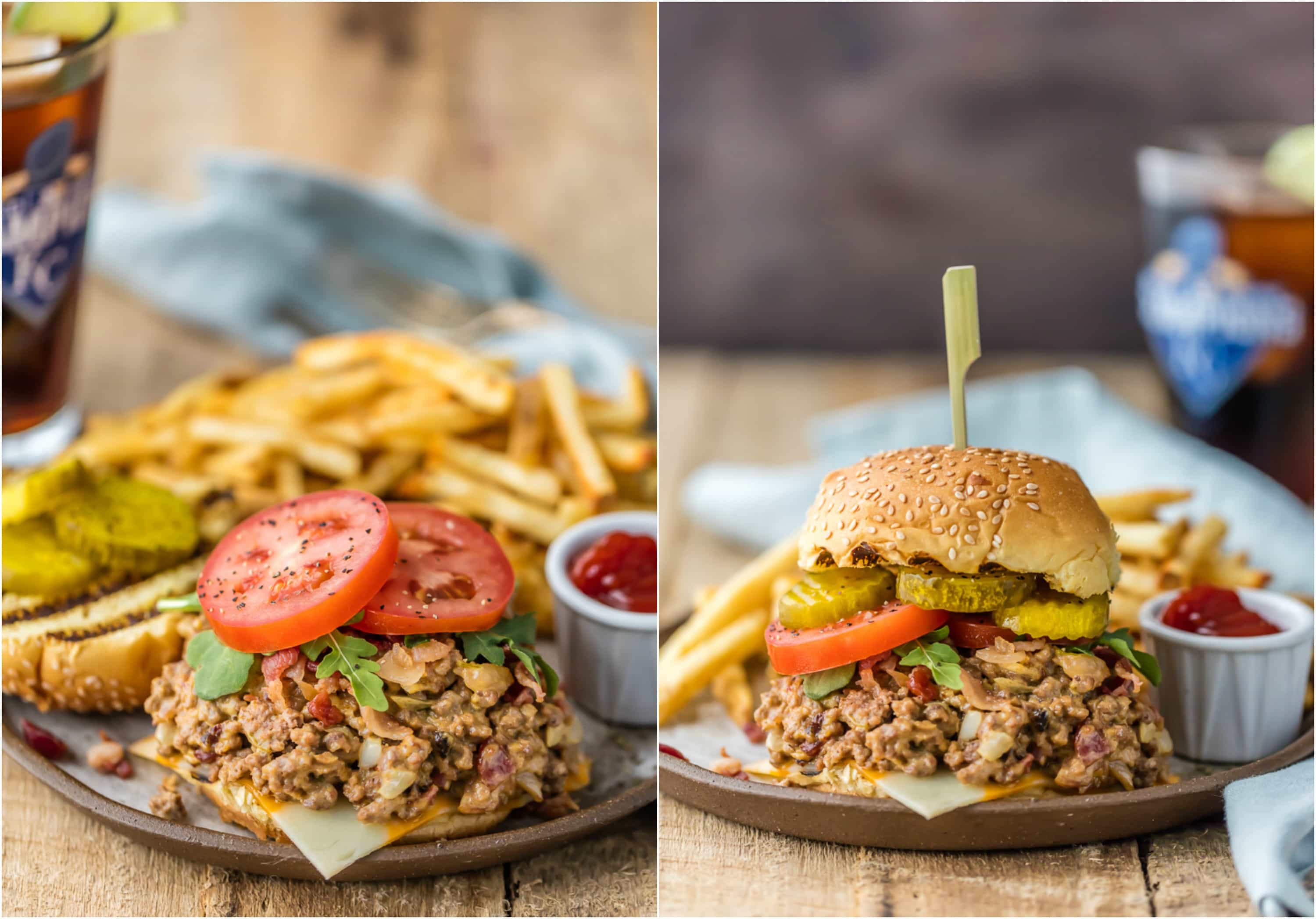 Crock Pot Sloppy Joes (Bacon Cheeseburger) - The Cookie Rookie® Crock Pot Sloppy Joes (Bacon Cheeseburger) - The Cookie Rookie®