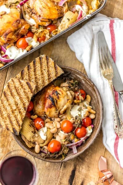 Mediterranean Chicken Bake Recipe (Balsamic Baked Chicken)