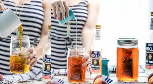 Homemade Peach Tea Vodka (Plus the Spiked Peach Arnold Palmer!) Recipe ...
