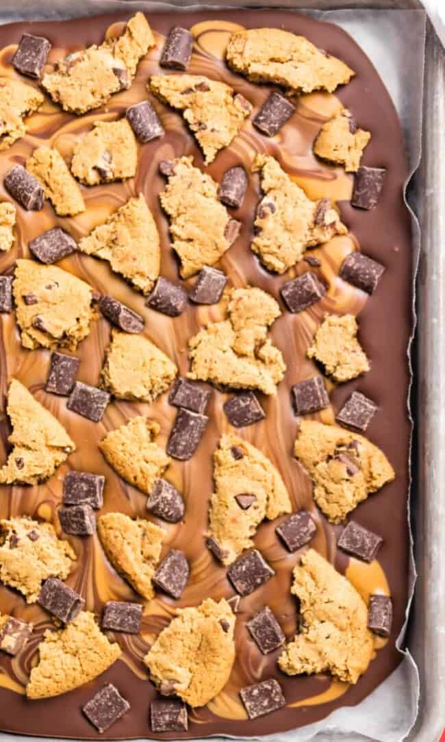 Peanut Butter Chocolate Chip Cookie Bark Recipe - The Cookie Rookie®