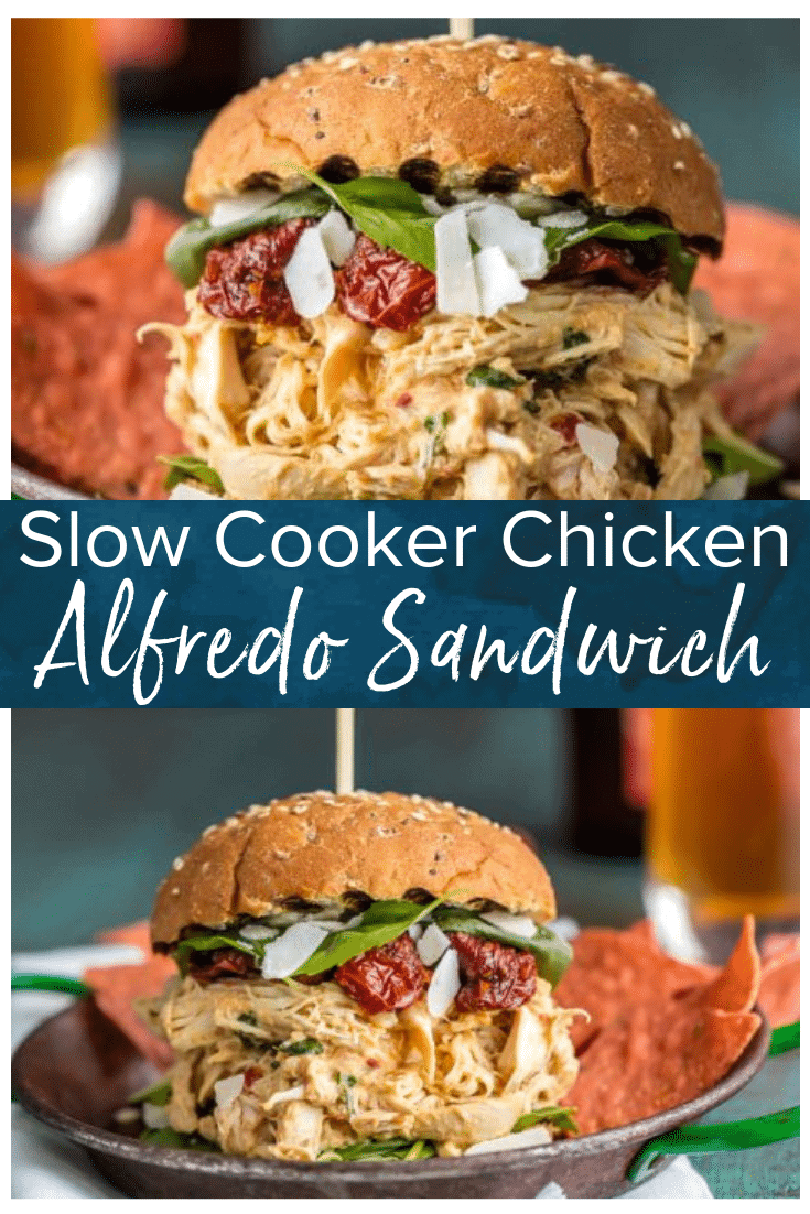 Chicken Alfredo Sandwich - The Cookie Rookie®