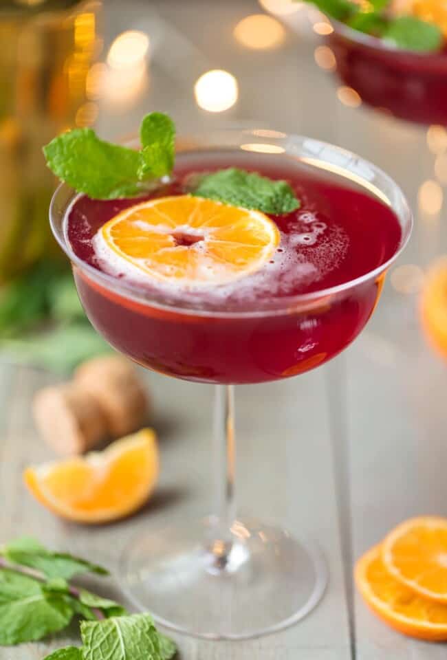 Sparkling Holiday Flirtini Recipe - The Cookie Rookie®