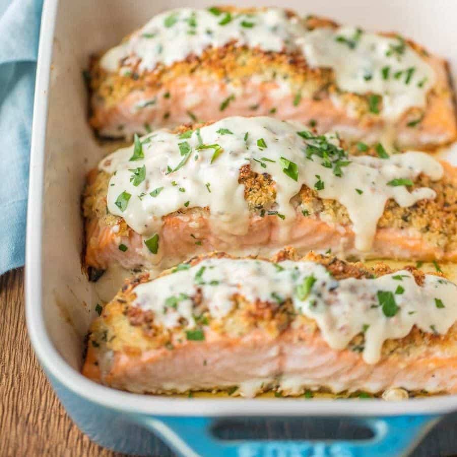 Parmesan Crusted Salmon Recipe - The Cookie Rookie®