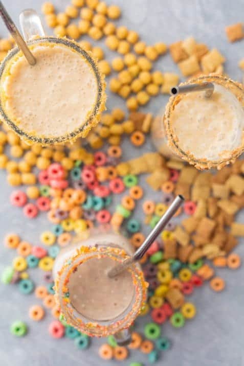 Cereal Milk Breakfast Smoothie (3 Ways!) Recipe - The Cookie Rookie®