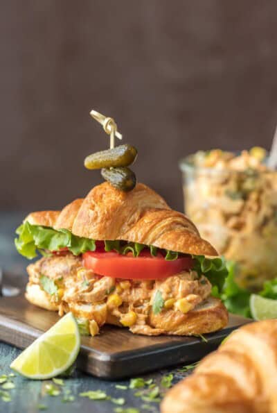 Mexican Chicken Salad Sandwiches Recipe - The Cookie Rookie®