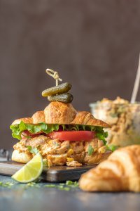 Mexican Chicken Salad Sandwiches Recipe - The Cookie Rookie®