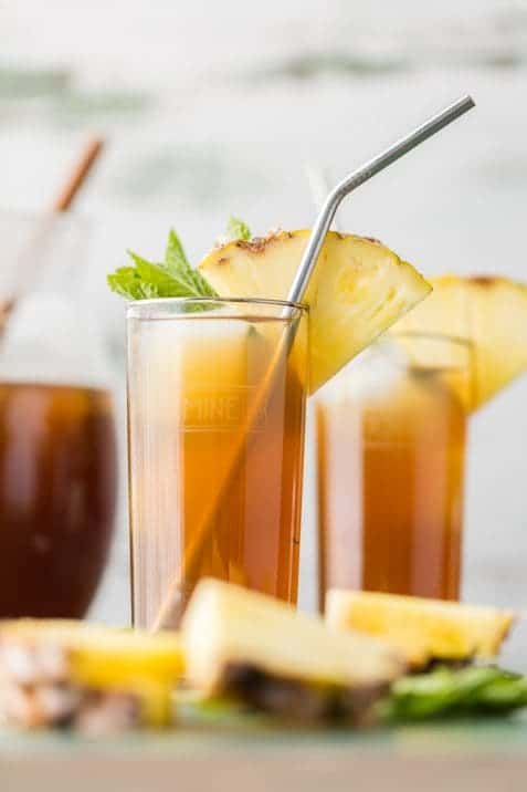Skinny Pineapple Tea (Sweet Iced Tea Recipe) - The Cookie Rookie®