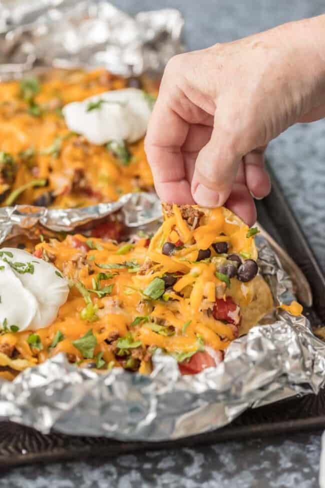 Foil Packet Nachos Recipe - The Cookie Rookie®