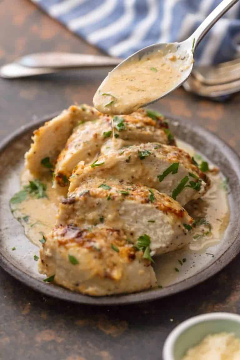 Melt in Your Mouth Caesar Chicken Recipe - The Cookie Rookie®