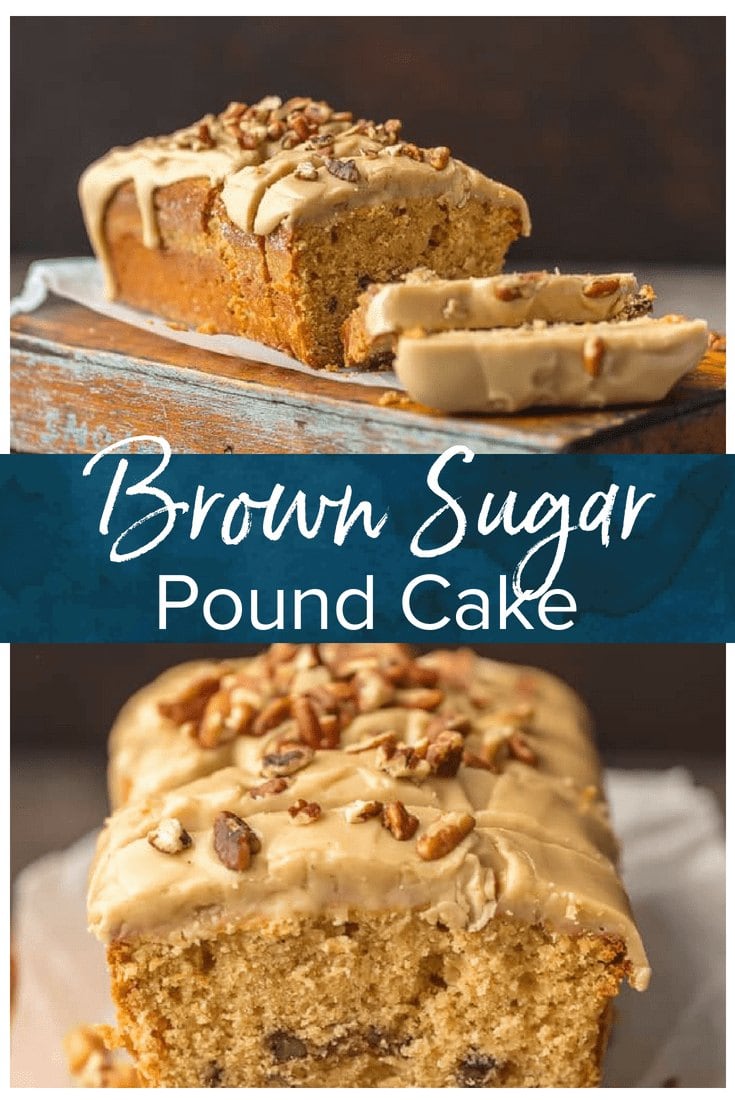 Brown Sugar Pound Cake with Brown Sugar Icing - The Cookie Rookie