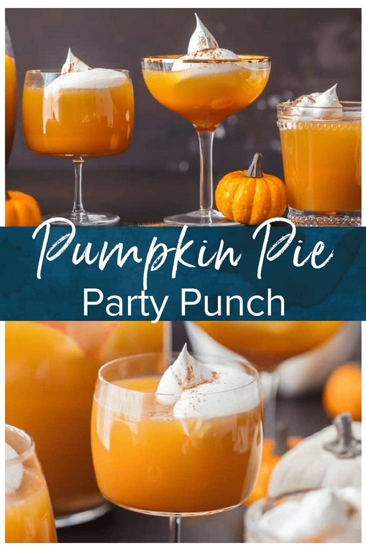 Pumpkin Punch (Thanksgiving or Halloween Punch Idea) [VIDEO]