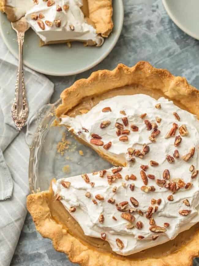 Butterscotch Pie Recipe - The Cookie Rookie