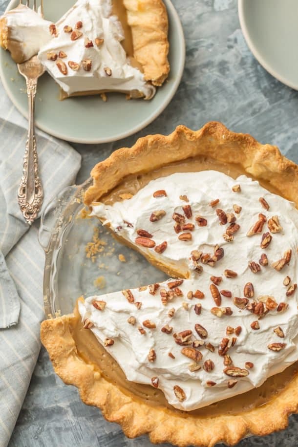 Butterscotch Pie Recipe (VIDEO) - The Cookie Rookie