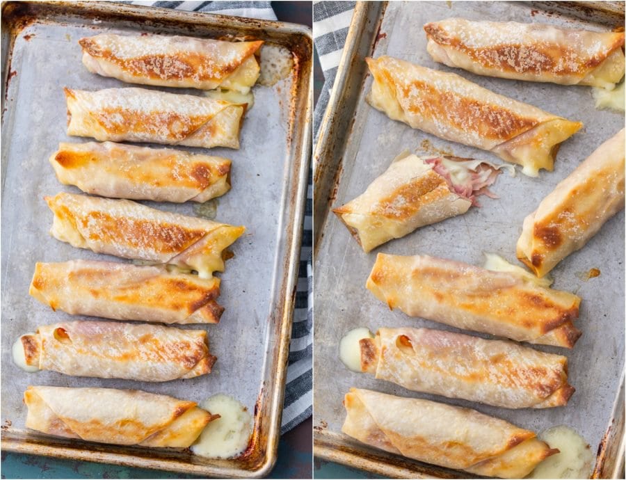 Ham and Mozzarella Cheese Sticks (Baked Ham and Cheese Sticks) Recipe ...