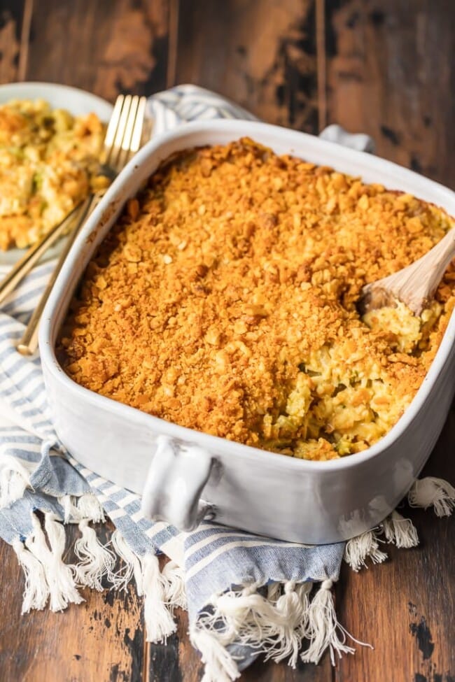 Chicken Broccoli Cheese Rice Casserole Recipe - The Cookie Rookie®