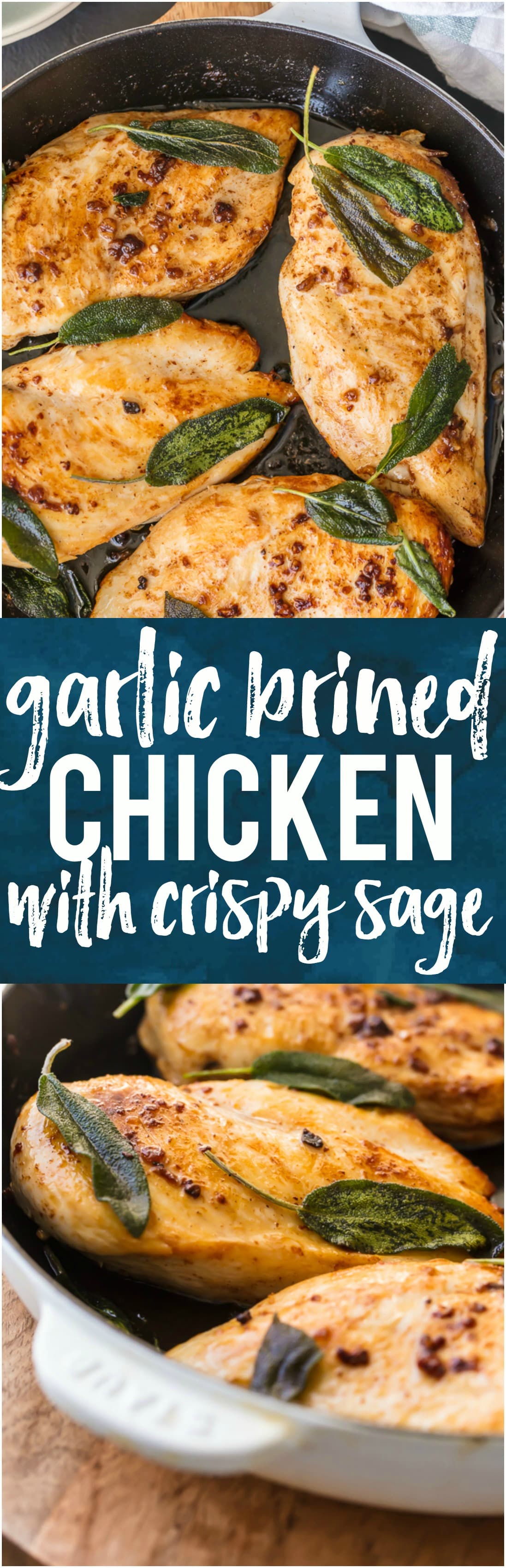 Brined Chicken Breast With Garlic And Crispy Sage Recipe The Cookie