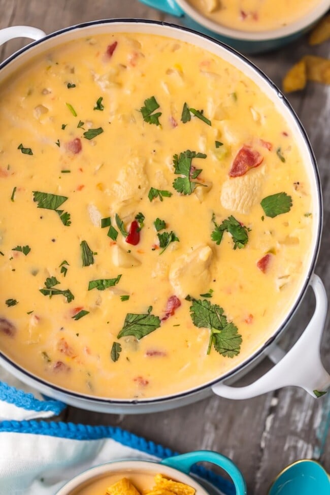 Cheesy Chicken Chowder Recipe (Mexican Cheesy Chicken Chowder)