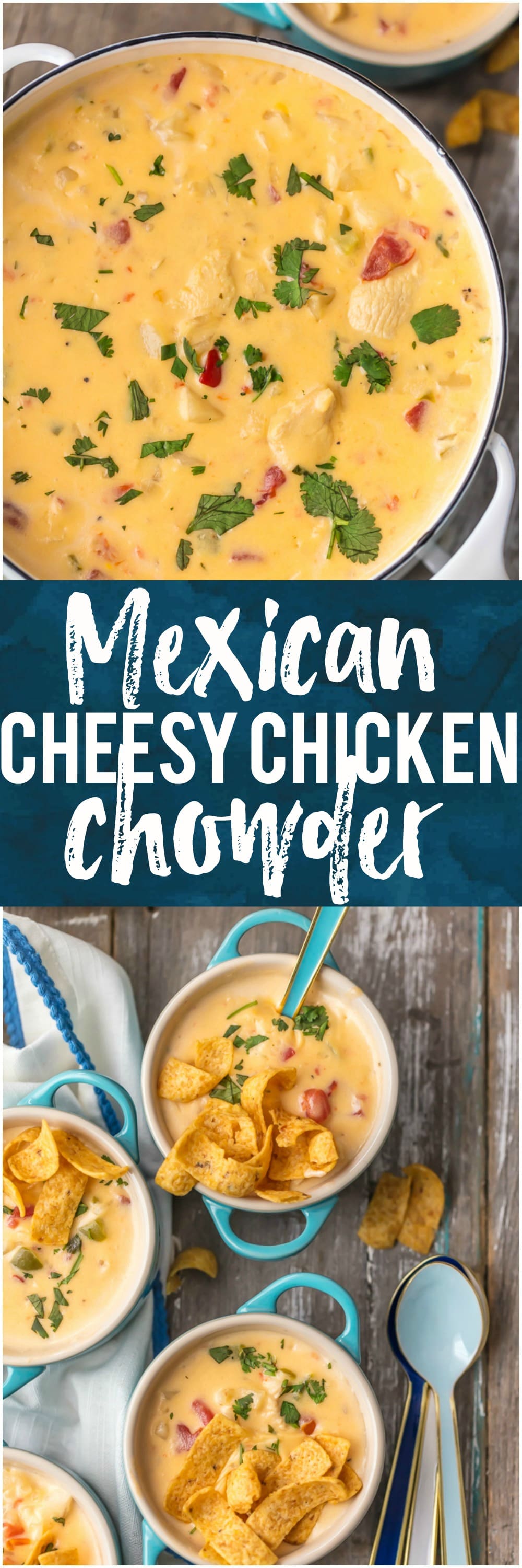 Cheesy Chicken Chowder Recipe (Mexican Cheesy Chicken Chowder)