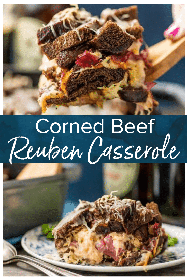 Reuben Casserole Recipe (Corned Beef Casserole) - The Cookie Rookie®