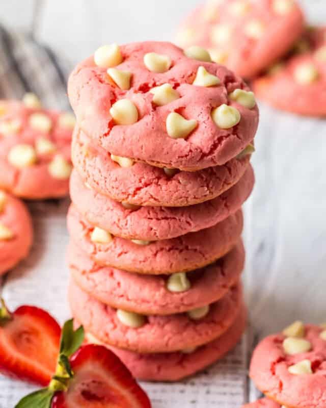 Strawberry Cookies Recipe - The Cookie Rookie®