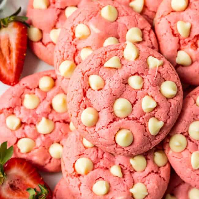 Strawberry Cookies Recipe - The Cookie Rookie®