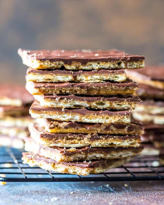 Saltine Cracker Toffee Recipe - The Cookie Rookie®