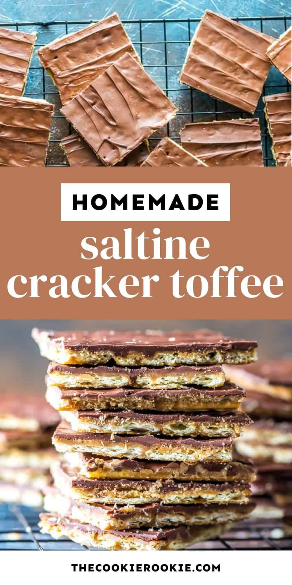 Saltine Cracker Toffee Recipe - The Cookie Rookie®
