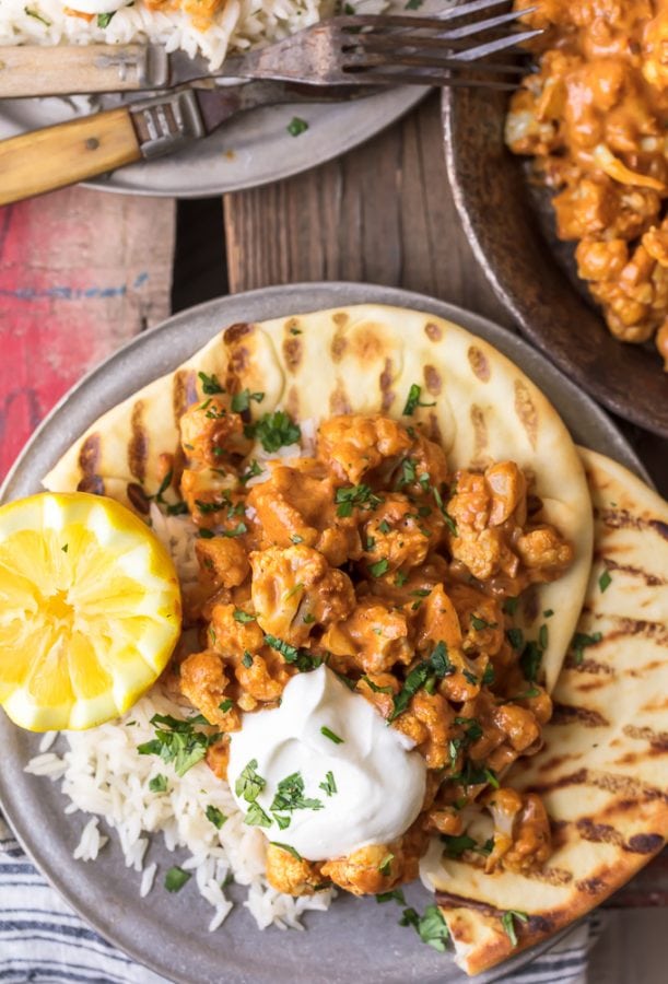 Vegetarian Tikka Masala (Indian Cauliflower Masala) Recipe - The Cookie ...