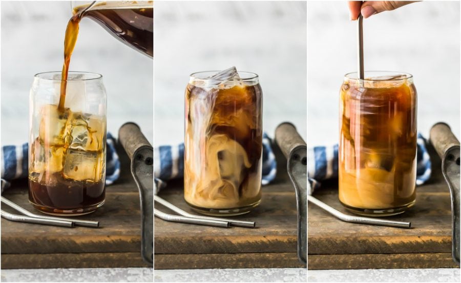 French Vanilla Iced Coffee with Homemade Vanilla Syrup Recipe - The ...