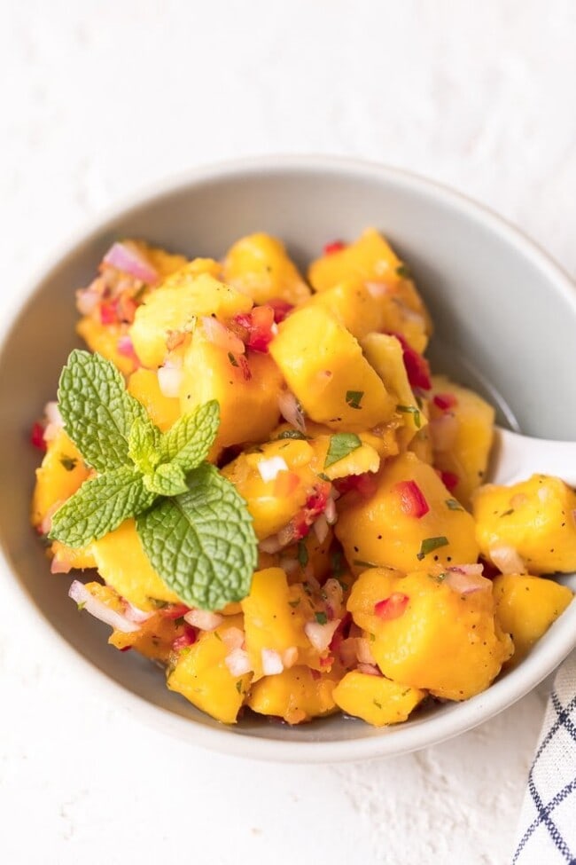 Sangria Chicken with Mango Salsa (Mango Salsa Chicken) Recipe - The ...