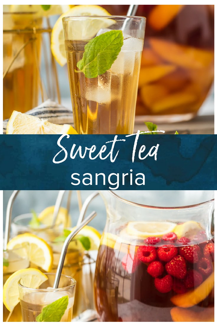 Moscato Sangria Recipe - Sweet Tea Sangria - The Cookie Rookie