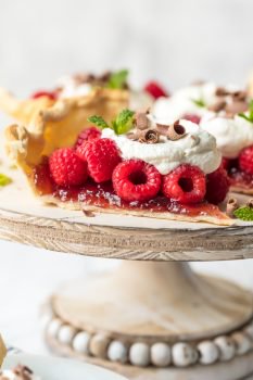 Easy Raspberry Tart (Raspberry Pie Hack Recipe) - The Cookie Rookie®